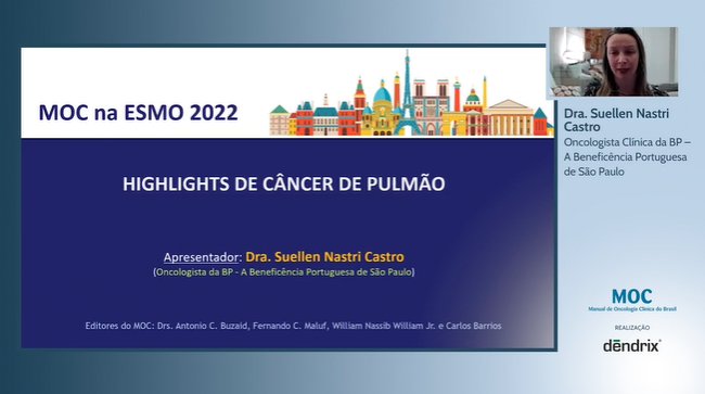 ESMO 2022: CÂNCER DE PULMÃO | Dra. Suellen Castro - Manual de Oncologia ...